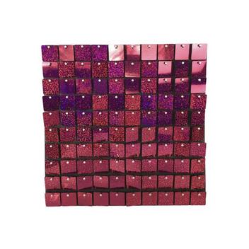 Painel Metalizado Shimmer Wall Rosa Holográfico - 30x30cm - 1 unidade ...