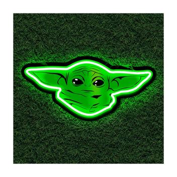 Painel Neon Led Baby Yoda Luminaria Star Wars Decoração luz - Bloom ...