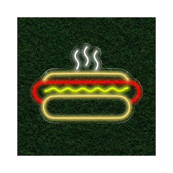 Painel Neon Led Hot Dog Cachorro Quente Decoração Lanchonete - Bloom ...