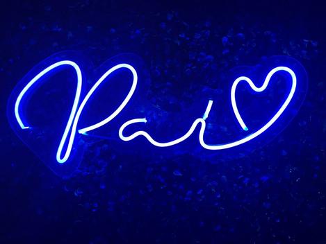 Painel Neon Led Pai Dia dos Pais Letreiro luminoso Presente Pai ...