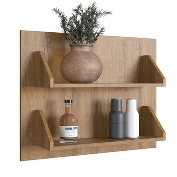 Painel One 2 Prateleiras Teka - Gralar - Painel para TV - Magazine Luiza