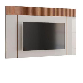 Painel Para TV 75 Polegadas Sagary 2.1 EAX Móveis Off White/Tauari ...