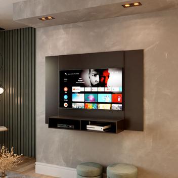 Painel para TV até 43" Polegadas com 2 Nichos para Quarto e Sala ...