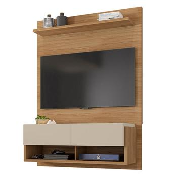Painel Para TV Até 50 Polegadas Block Marrom Caemmun - Painel para TV ...