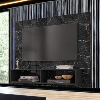 Painel para TVs 43" Viena Nero Bechara - Painel para TV - Magazine Luiza