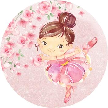 Painel Redondo BAIL-01 - IMPAKTO VISUAL - Painel de Festas - Magazine Luiza