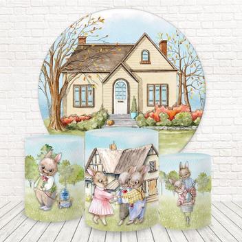 Painel Redondo E Capas Tecido Sublimado Páscoa Fkpc-1223 - Felicitá ...