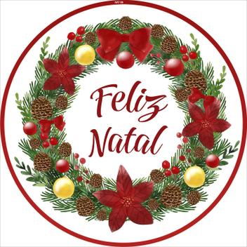 Painel Redondo NATAL-99- IMPAKTO VISUAL - Painel de Festas - Magazine Luiza