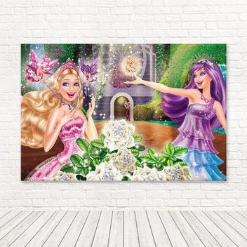 Painel Retangular 3D Sublimado Barbie 2,0X1,5 Frt-4046 - Felicitá ...