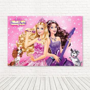 Painel Retangular 3D Sublimado Barbie 2,0X1,5 Frt-4048 - Felicitá ...
