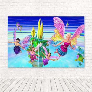 Painel Retangular 3D Sublimado Barbie 2,0X1,5 Frt-4049 - Felicitá ...