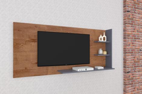 Painel rio de janeiro canelato freijo rustico grafite - ATUALLE ...