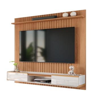 Painel Tv até 70 Polegadas Ripado Atlas 1,86m Lukaliam Móveis Jequitiba ...