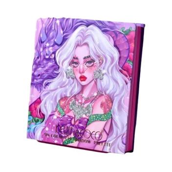 Paleta de Sombras de Olhos KEVIN & COCO - 98 Cores Matte e Peroladas ...