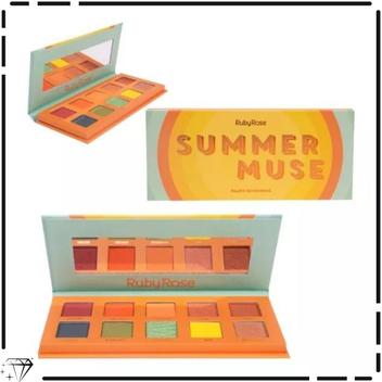Paleta de sombras summer muse ruby rose - RUBYROSE - Paleta de Sombras ...