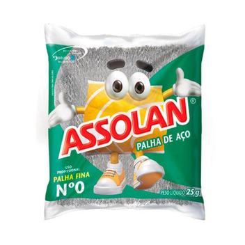 Palha de Aço Nº0 Pacote com 25g Assolan - Palha de Aço - Magazine Luiza