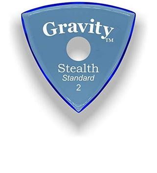 Palheta de guitarra Gravity Picks Stealth Standard 2mm - Acessórios ...