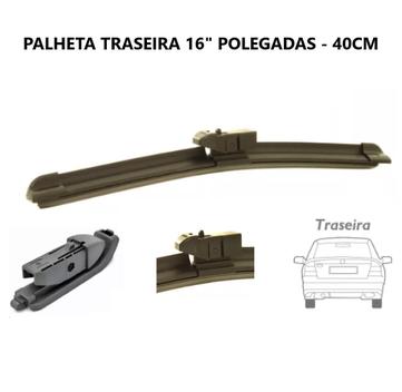 Palheta Limpador Traseira Universal 16 Polegadas 40Cm - Roro - Limpador de Parabrisa - Magazine ...