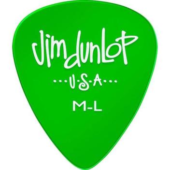 Palheta Medium Gels Dunlop 486RML Verde - PCT / 72 - Palheta - Magazine Luiza