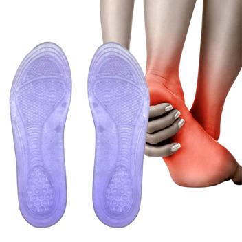 Palmilha Alívio Dores Gel Anatômica Anti Impacto Fascite Plantar ...