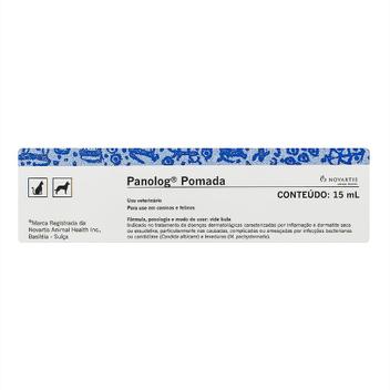 Panalog Pomada Cães e Gatos Elanco - 15ml - Anti Inflamátório Pet ...