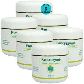 Pancrezyme 60 Cápsulas 500Mg Cães E Gatos Inovet Kit Com 6 - Vitaminas ...