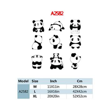 Panda Wall Art Decal DIY Adesivo Para Sala De Estar Quarto Moda Mural ...