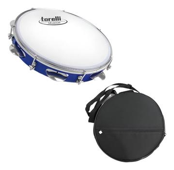 Pandeiro 10'' Injetado Em Abs Azul Torelli Tp309 Com Bag - Pandeiro ...