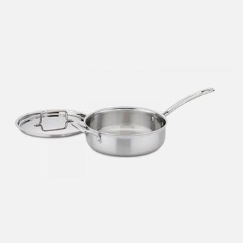 Panela cuisinart para refogar multiclad pro triple ply em aço inox 3,7 ...