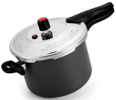 Panela de Pressão - Antiaderente - 4,5 litros - Fechamento Externo ...