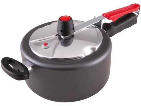 Panela de Pressão Clock Antiaderente 3L Cinza - Original - Panela de ...