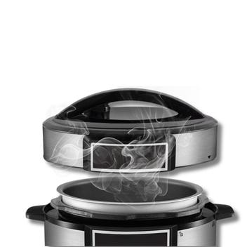 Panela De Pressão Elétrica 6 Litros Aço Inox Timer Digital Econômica ...