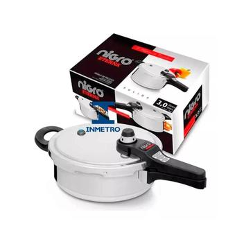 Panela De Pressão Nigro Eterna 3,0 Litros Profissional Polida em ...