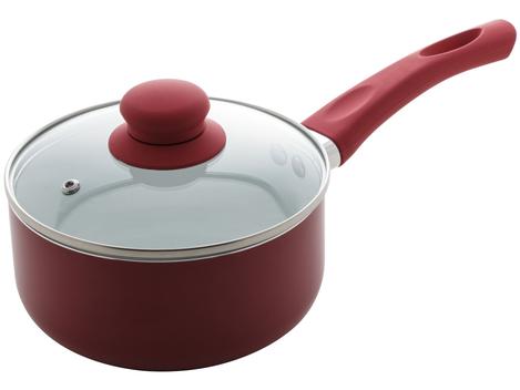 Panela Lyor Cerâmico de Alumínio Vermelha - 20cm 2,3L - Panelas ...