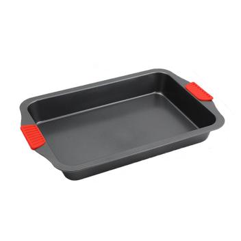 Panela retangular de aço pesado espessa, peixe antiaderente - Wokex ...