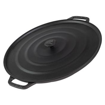 Panela Tacho De Ferro Fundido 44cm Com Tampa de Alumínio - Santana ...