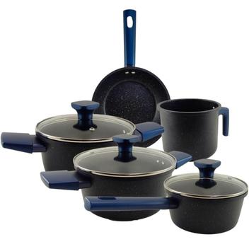 Panelas Com Revestimento Cerâmico E Cor Azul Perfeito Para Presente De ...