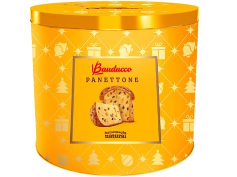 Panetone Bauducco Lata - 750g - Panetone - Magazine Luiza