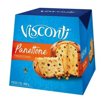 Panetone Visconti, Pannetone 400G, Tradicional - Panetone - Magazine Luiza