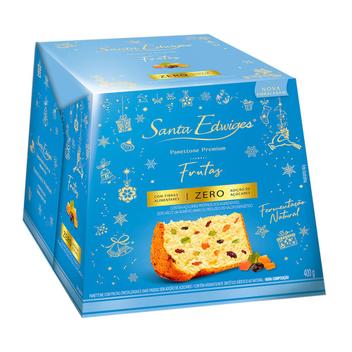 Panettone Premium Santa Edwiges com Frutas Zero 400g - Panetone ...
