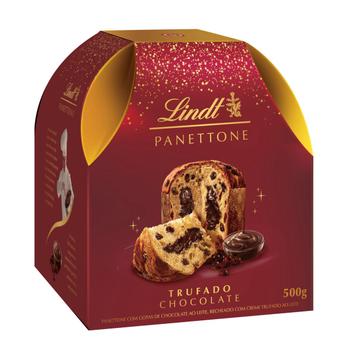 Panettone Trufado Chocolate ao Leite LINDT 500g - Panetone - Magazine Luiza