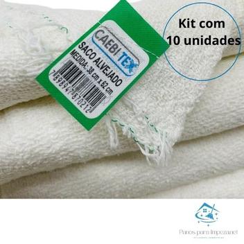 Pano de chão 38cm x 62cm kit com 10 unidades - Caebitex - Pano ...