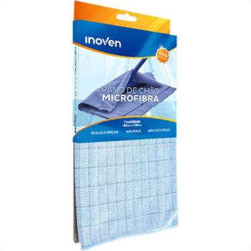 Pano De Chao Microfibra 49X59 Azul - INOVEN - Pano - Magazine Luiza