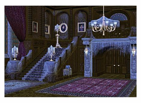 Pano de Fundo Halloween Allenjoy - Casa Mal Assombrada (200x150cm ...
