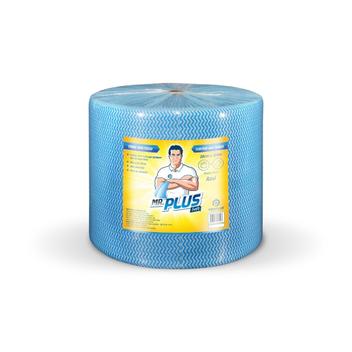 Pano Mrplus Tipo Perfex Soft Azul (28cmx300m.) Multiuso Limpeza C/ 1 ...
