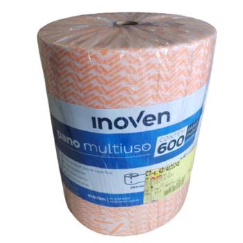 Pano Multiuso 240m 28x40cm Reutilizável 600 Panos Laranja - Inoven ...