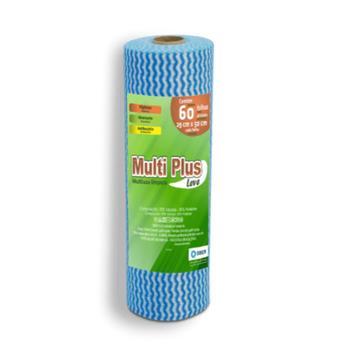 Pano Multiuso Multiplus - 29cm X 30m - 60 Folhas - 35g/m² - Azul - Ober ...