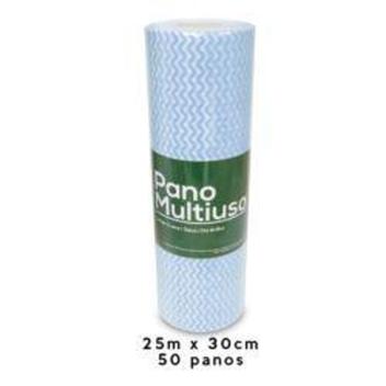 Pano multiuso SLIM 30cm x 25m - 50 panos picotado NOBRE azul - Pano ...