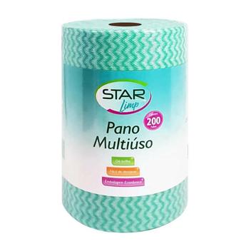 Pano Multiuso Star Limp 20X30Cm 200 Folhas - Pano - Magazine Luiza