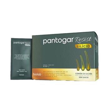 Pantogar Resist Silício Sem Sabor com 30 Sachês de 10g cada - biolab ...